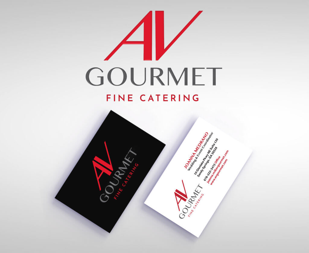 AV Gourmet - Logo and Business Cards | Branding Los Angeles