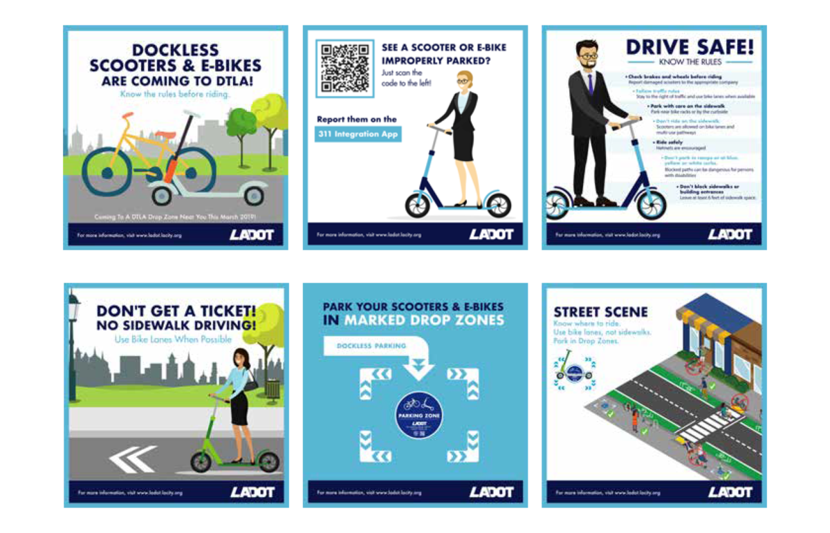 Graphic Design For Ladot Los Angeles - Branding Los Angeles